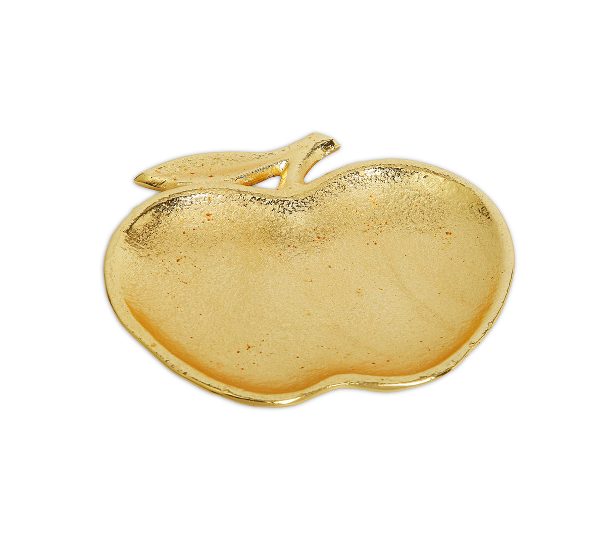 Gold Apple Dish - 5"L – Classic Touch Decor